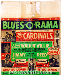 Vintage Blues Concert Posters of the 1950s-60s