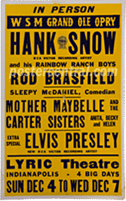 Original, Authentic Elvis Presley Concert Posters from the 1950s