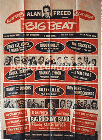 Vintage Rock ’n Roll “Traveling” Concert Posters