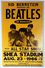 Bootleg Beatles and Elvis Presley Concert Posters